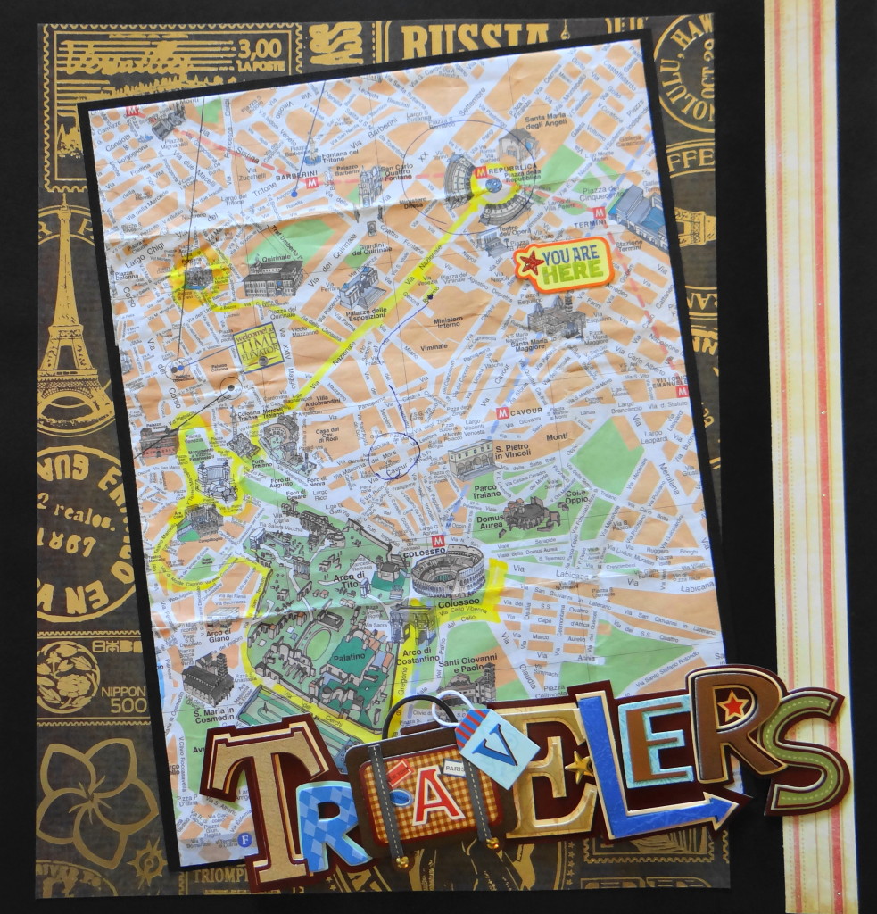 Travel Scrapbook 3 - Med. Cruise - Rome, Italy - Me and My Cricut