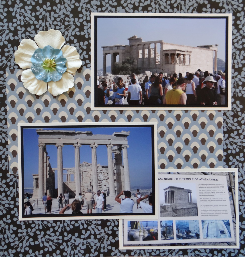 Travel Scrapbook 10 - Athens, Greece - Me and My Cricut