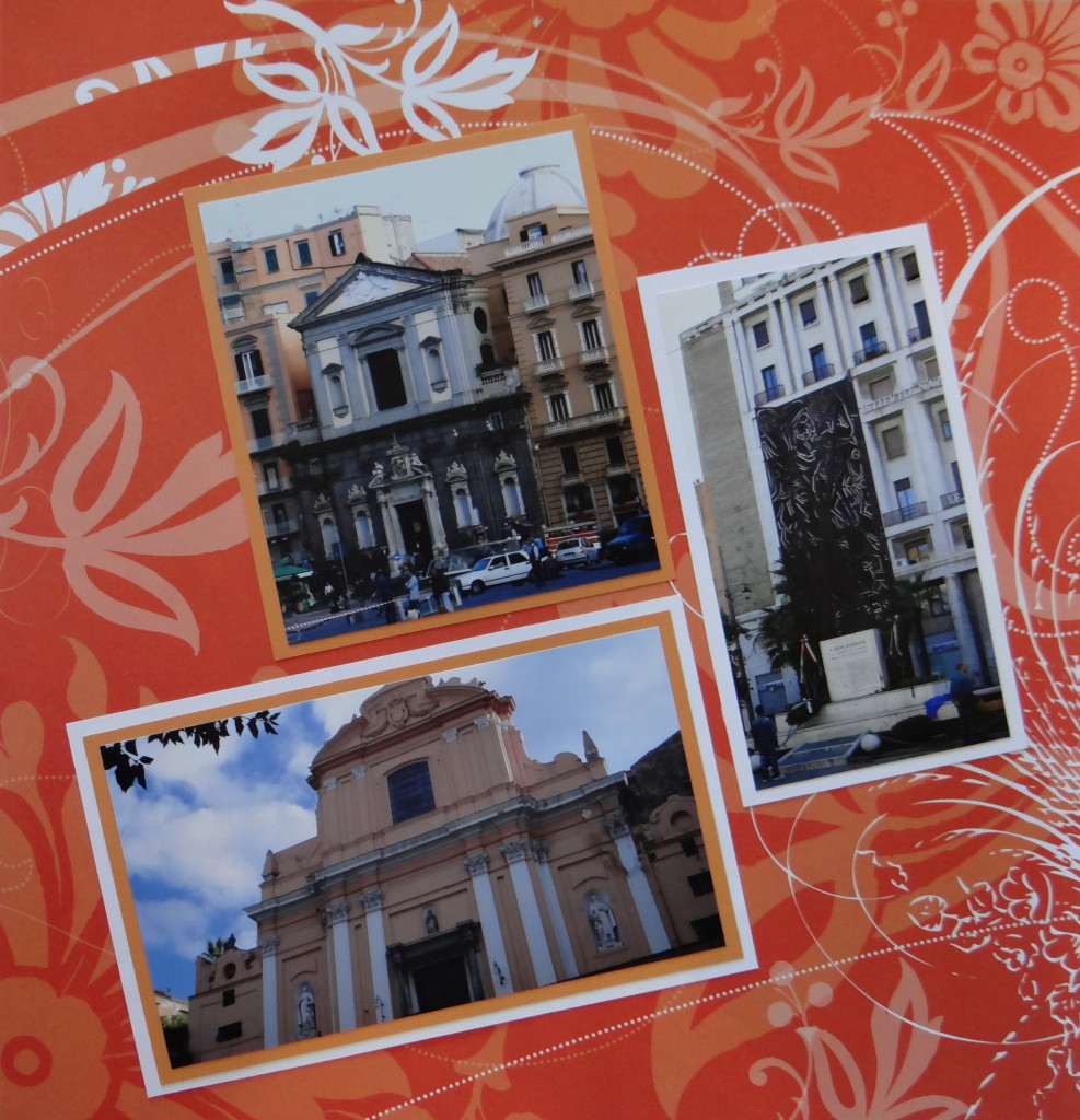 Travel Scrapbook 12 - Naples, Italy - Me and My Cricut