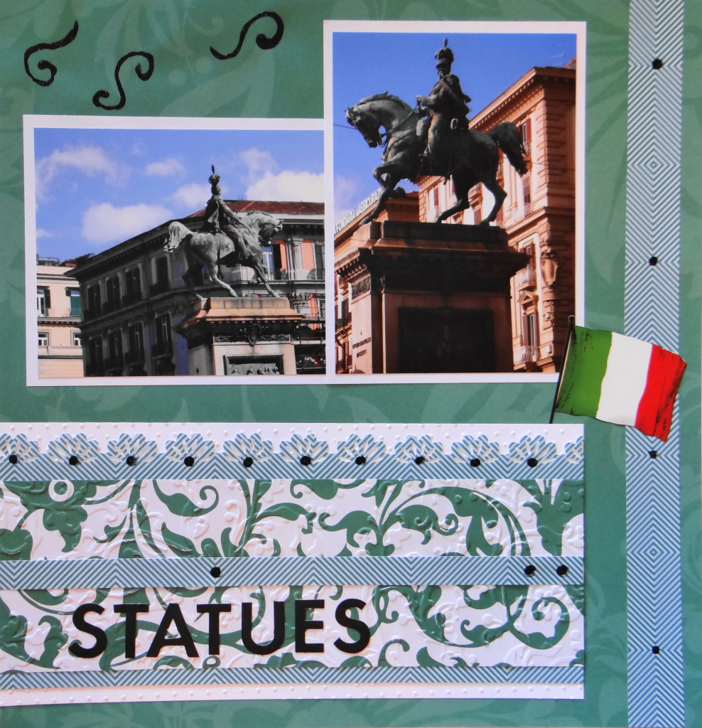 Travel Scrapbook 12 - Naples, Italy - Me and My Cricut