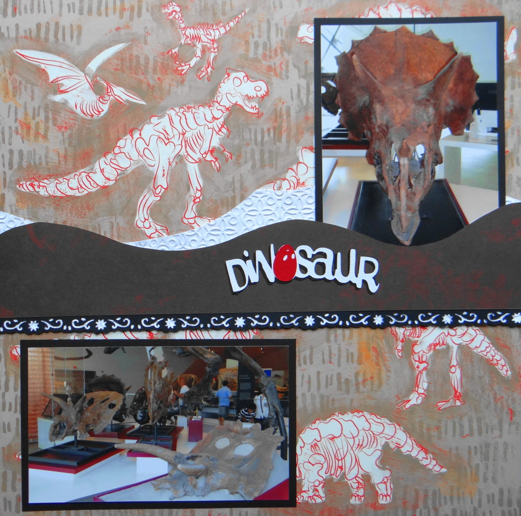 Everyday Life Scrapbook 29 - Dinosaur Museum & Zoo - Me and My Cricut