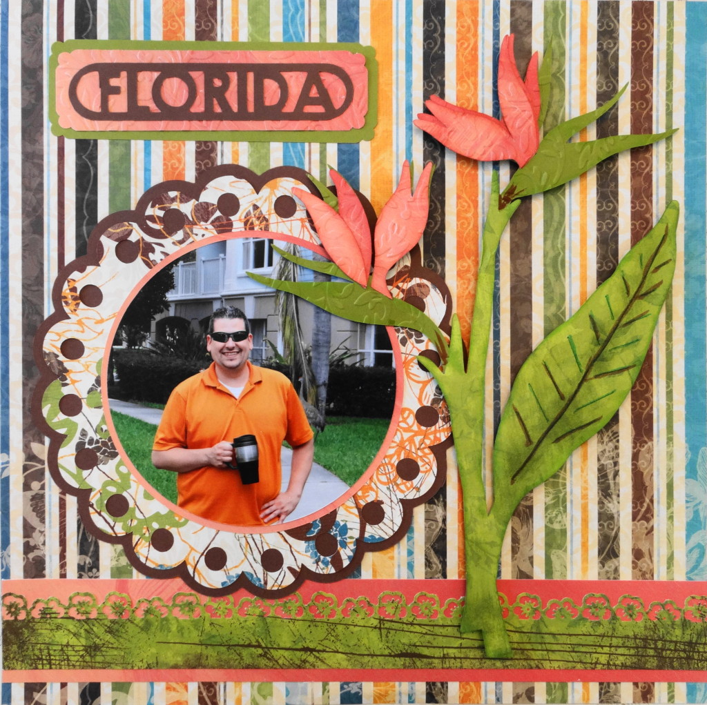Travel Scrapbook 21-Florida - Me and My Cricut
