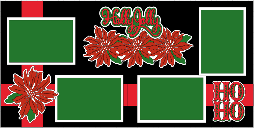 Christmas Scrapbook 6 - Me and My Cricut