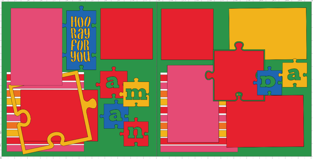 Everyday Life Scrapbook 26 - Children - Me and My Cricut